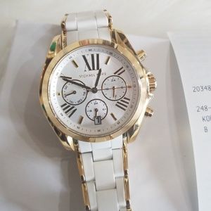Michael Kors | Accessories | Nwt Michael Kors Chrono Bradshaw Gold ...